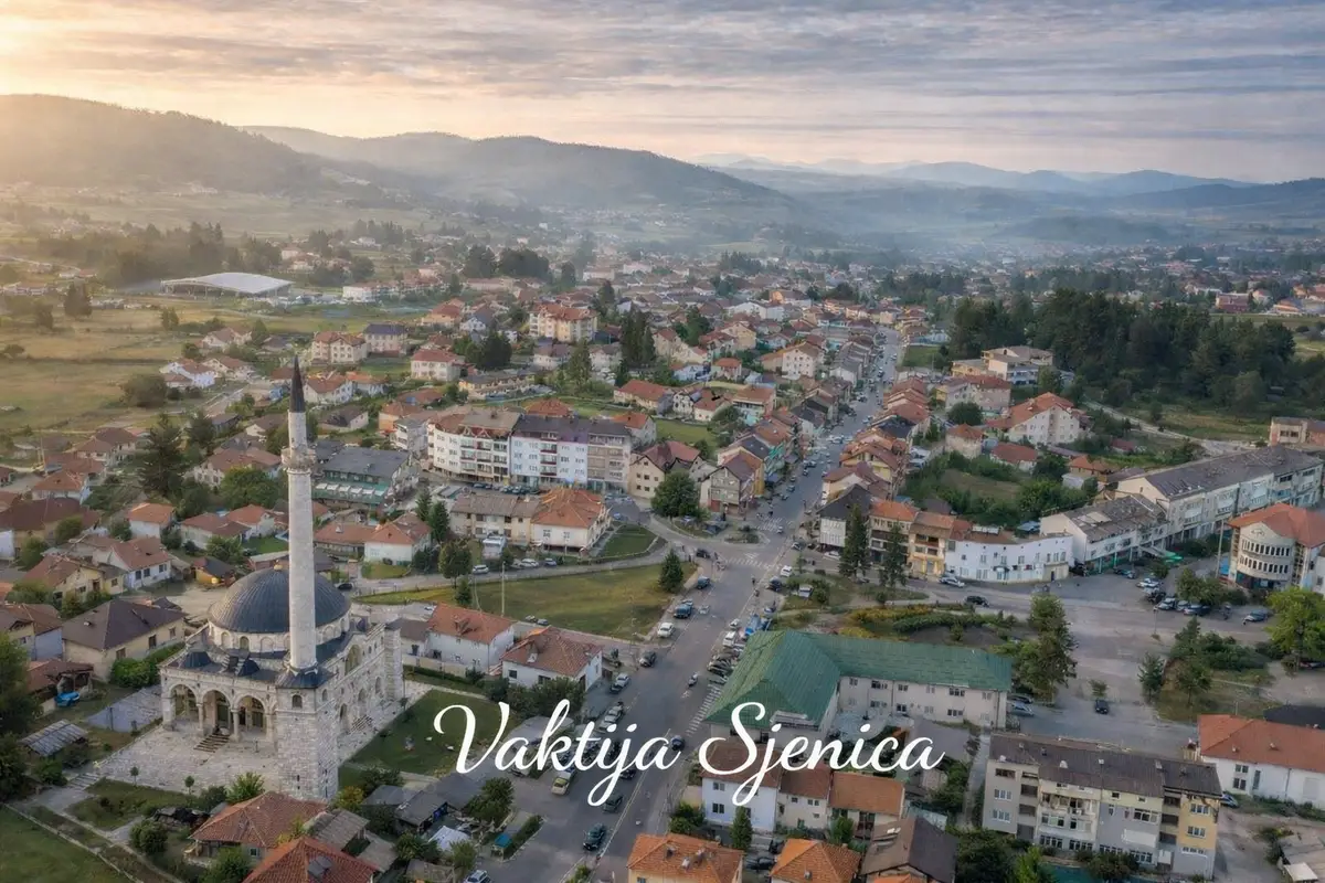 Vaktija Sjenica danas: tačna vremena namaza + sljedeći namaz