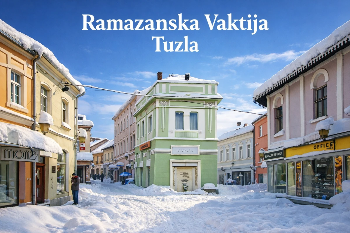Ramazanska Vaktija Tuzla (2026) | Iftar, Sehur i Namazi