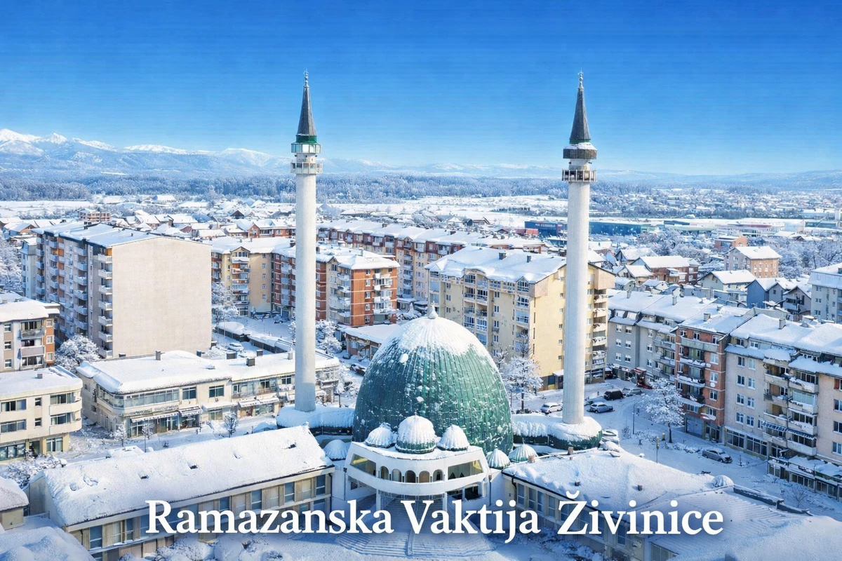 Ramazanska vaktija Živinice (2026) | Iftar, Sehur i Namazi